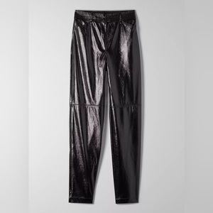 Wilfred | Pants & Jumpsuits | Aritzia Wilfred Funk High Rise Glossy ...
